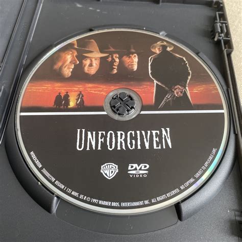 Unforgiven Dvd 1992 Western Clint Eastwood Collection Gene Hackman