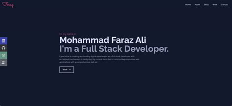 Portfoliowebsite Reactjs Tailwindcss Netlify Github Mohammad