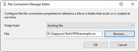 Export Data From An Html Table Into Csv File In Ssis Csv Zappysys