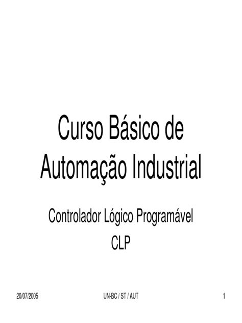 6 plc parte 3 software apostila pdf controlador lógico