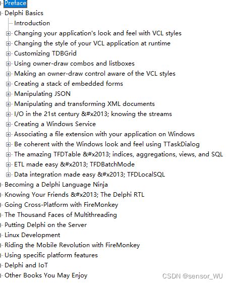 学习 Delphi 必读的6本书【转译】delphi 11书籍 Csdn博客