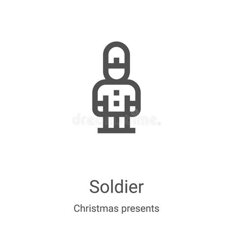 Soldier Icon Vector From Professions Collection Thin Line Soldier Outline Icon Vector