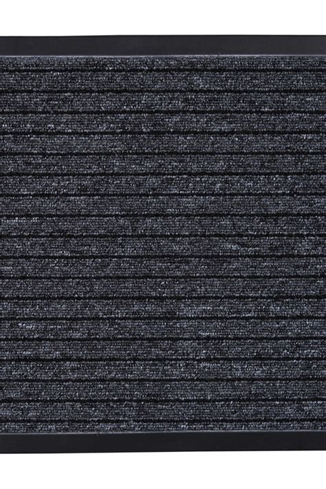 Felpudo Dry And Clean 90130 Felpudo Dry And Clean 5060 Gris Con Borde Negro 90x130cm — Vinibel