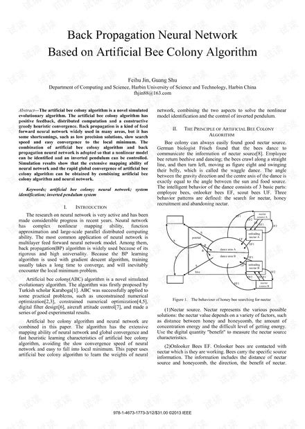 基于人工蜂群的BP神经网络资源 CSDN下载