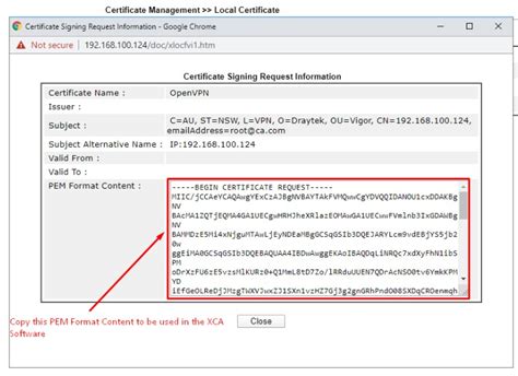 Openvpn Set Up On Vigor Router Drayos Xca Draytek Faq