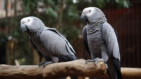 나뭇가지에 앉아 있는 회색 앵무새 한 쌍 아프리카 회색 앵무새의 사진 새 앵무새 배경 일러스트 및 사진 무료 다운로드 Pngtree