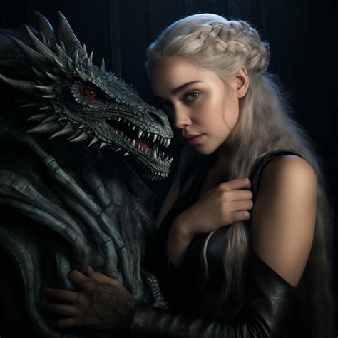 Premium Ai Image Daenerys Targaryen Is A Dragon With Emilia Clarke Ai