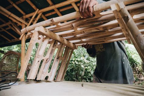 Building A Bamboo Table Made Of Bamboo Bone Bamboo U