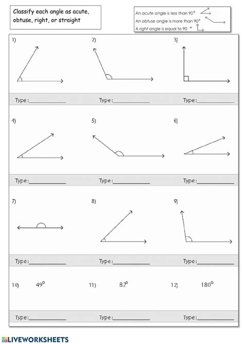 Worksheet For Angles And Lines That Are Similar To Each Other With The