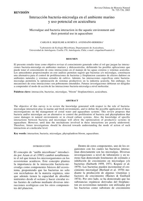Pdf Microalgae And Bacteria Interaction In The Aquatic Environment And Their Potential Use In