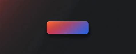 Rounded Gradient Rectangle Button Hovering Over Dark Background Premium Ai Generated Image