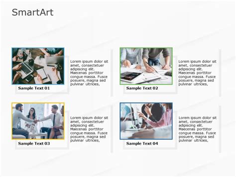 Smartart Picture Vertical List 4 Steps Slideuplift