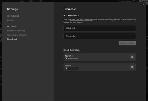 Simulcast To Multiple Platforms