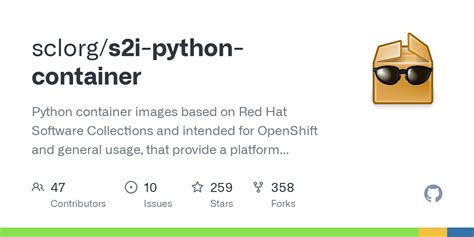 Github Sclorg S I Python Container Python Container Images Based On Red Hat Software
