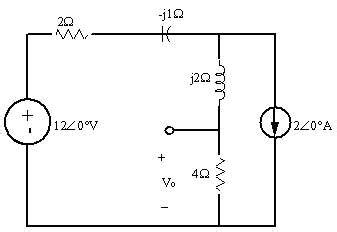 Solved Using Superposition Find V In The Circu SolutionInn