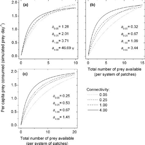 Simulations Of The Functional Response Of Predators On A Two B