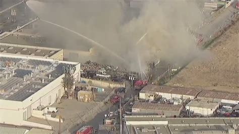 Chula Vista Fire Commercial Building Catches Fire In South Bay