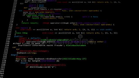 4k programming code running over computer screen terminal hacking loop