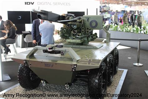 Eurosatory 2024 New Idv Viking Modular Ugv Equipped With Kongsberg And