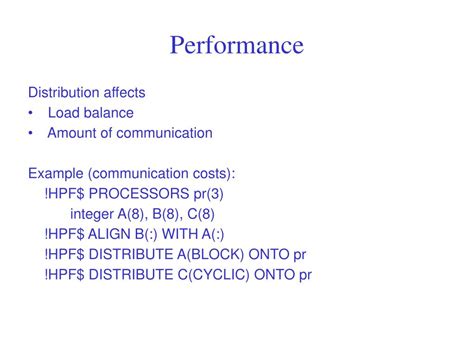 Ppt High Performance Fortran Hpf Powerpoint Presentation Free