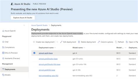 How To Add Deployments To Azure OpenAI Base Models Welcome To Pariswells