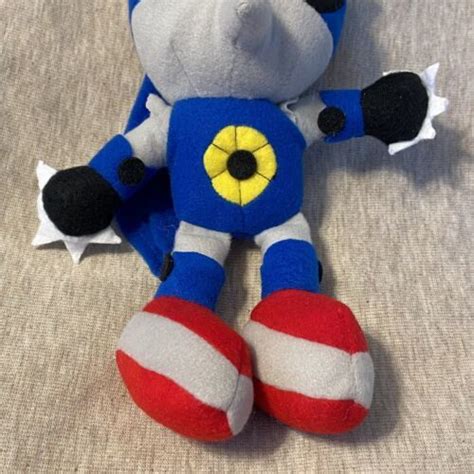 BOOTLEG 8" Sonic The Fighters Metal Sonic Plush Toy KO 90s | #4632431400