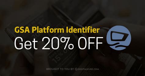 Gsa Platform Identifier Coupon 20 Off Discount 2025