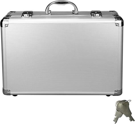 Aluminum Briefcase With Lock Hard Multifunctional Attache