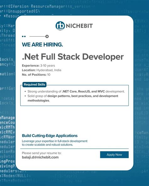 Fullstack Developer Scalableapplications Dotnetcore Reactjs