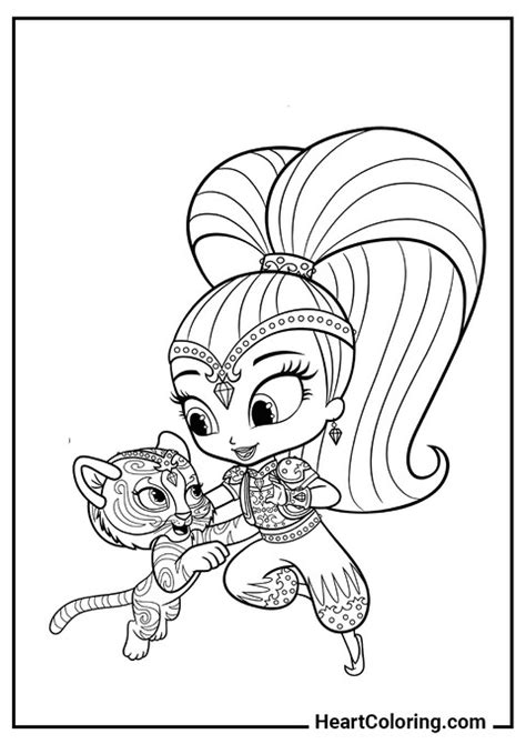 Shimmer And Shine Coloring Pages 26 New Free Printables