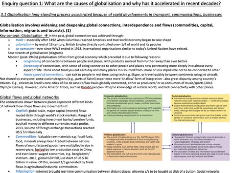As Level Geography Edexcel Teaching Resources