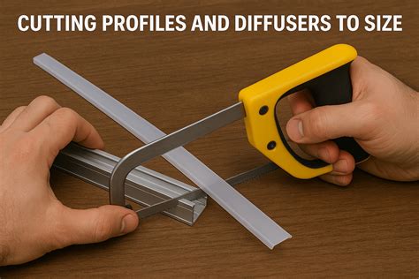 How To Cut And Fit Corner Led Diffusers Perfectly