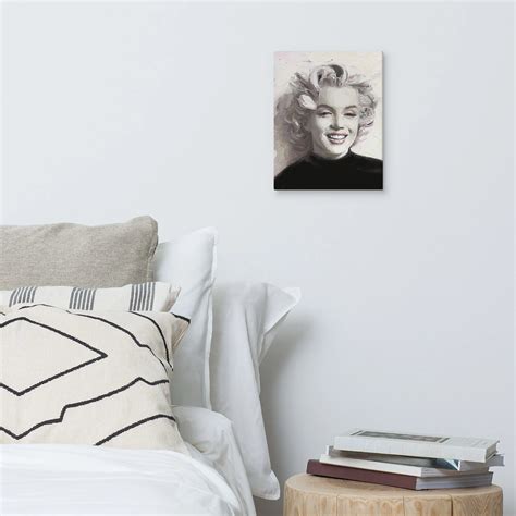 Marilyn Monroe Canvas Print Pop Art Portrait Modern Colorful Wall