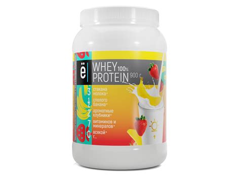 Купить Белковый коктейль Whey protein Кл, Бан 900г