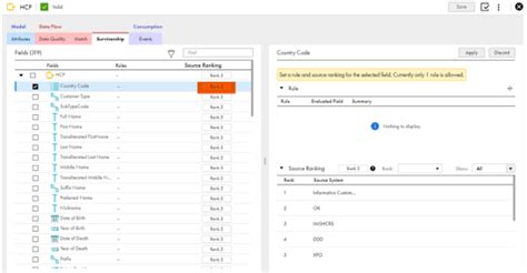informatica mdm survivorship rule setup