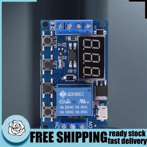 1 Way Cycle Timer Delay Trigger Disconnect Module 4 Button Electronic Components Eur 632