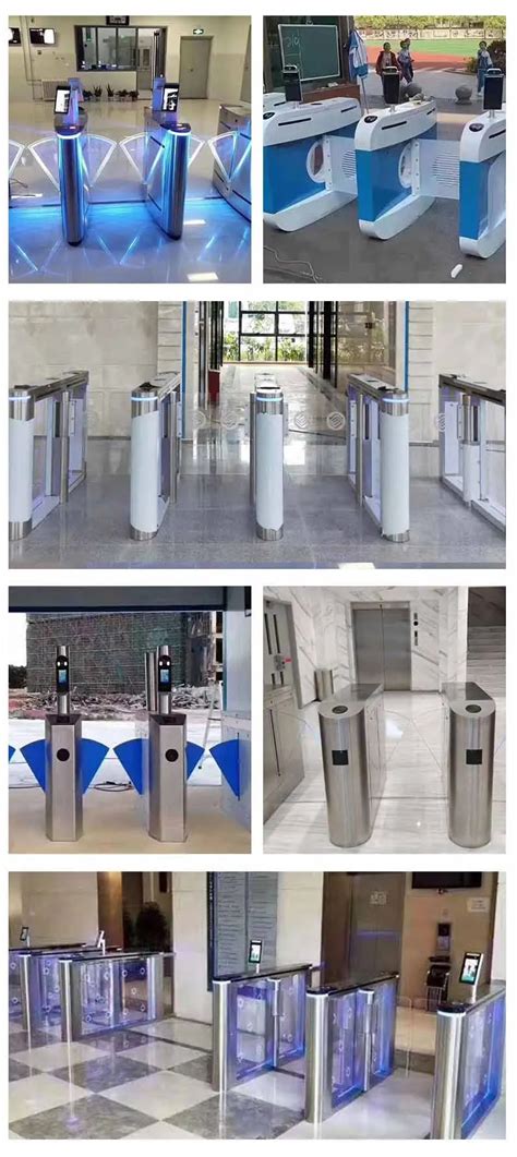 Biometric Tripod Turnstile Access Control System Entrance Exit Semi Automatic Security Tripod