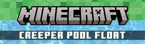 Officially Licensed Minecraft Creeper Pool Float Easy Inflation Oversized 72x36