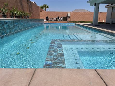 Custom Swimming Pool Portfolio Blue Glass