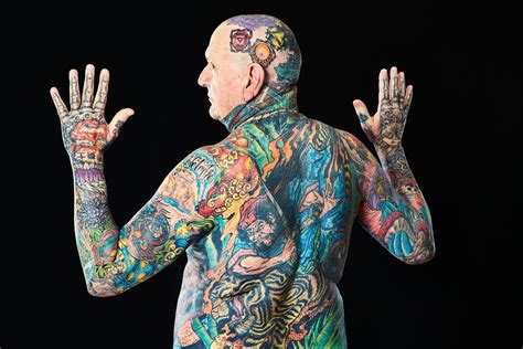 Senior Couple Breaks World Record For Most Tattoos On The Body