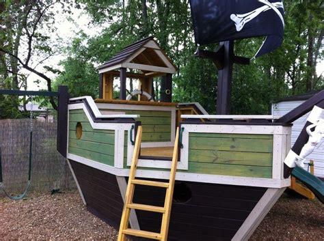 Backyard Pirate Ship Playhouse Plans At Layla Shawn Blog