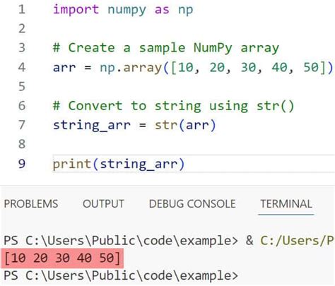 Convert Numpy Array To String In Python 6 Easy Methods