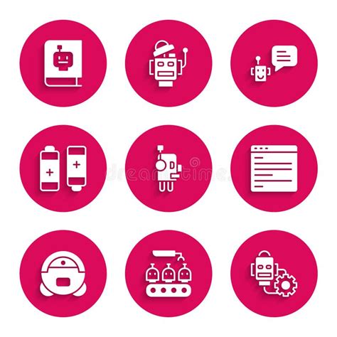 Set Robot Industrial Production Of Robots Setting Computer Api Interface Vacuum Cleaner