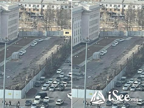 АЛБАНЫ ЭХ СУРВАЛЖ Төрийн ордны зүүн талд явган хүний зам гаргахаар ажиллаж байна Isee Mn