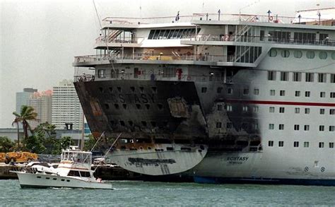 A Look Back The Carnival Ecstasy Fire Of 1998 At Miami Beach Cruise