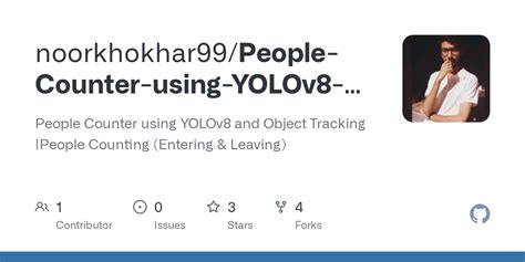 Github Noorkhokhar People Counter Using Yolov And Object Tracking People Counting Entering