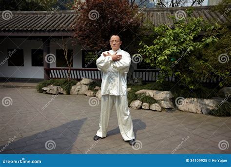 Taiji Master Stock Image Image Of China Move Gong