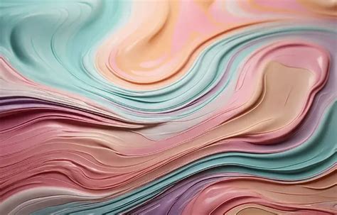 Tranquil Pastel Swirls Modern Abstract Background Images