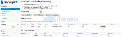 Install BackupPC On Ubuntu Kifarunix