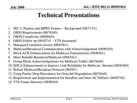 july 2008 doc ieee 918r0 july aa robust audio video transport